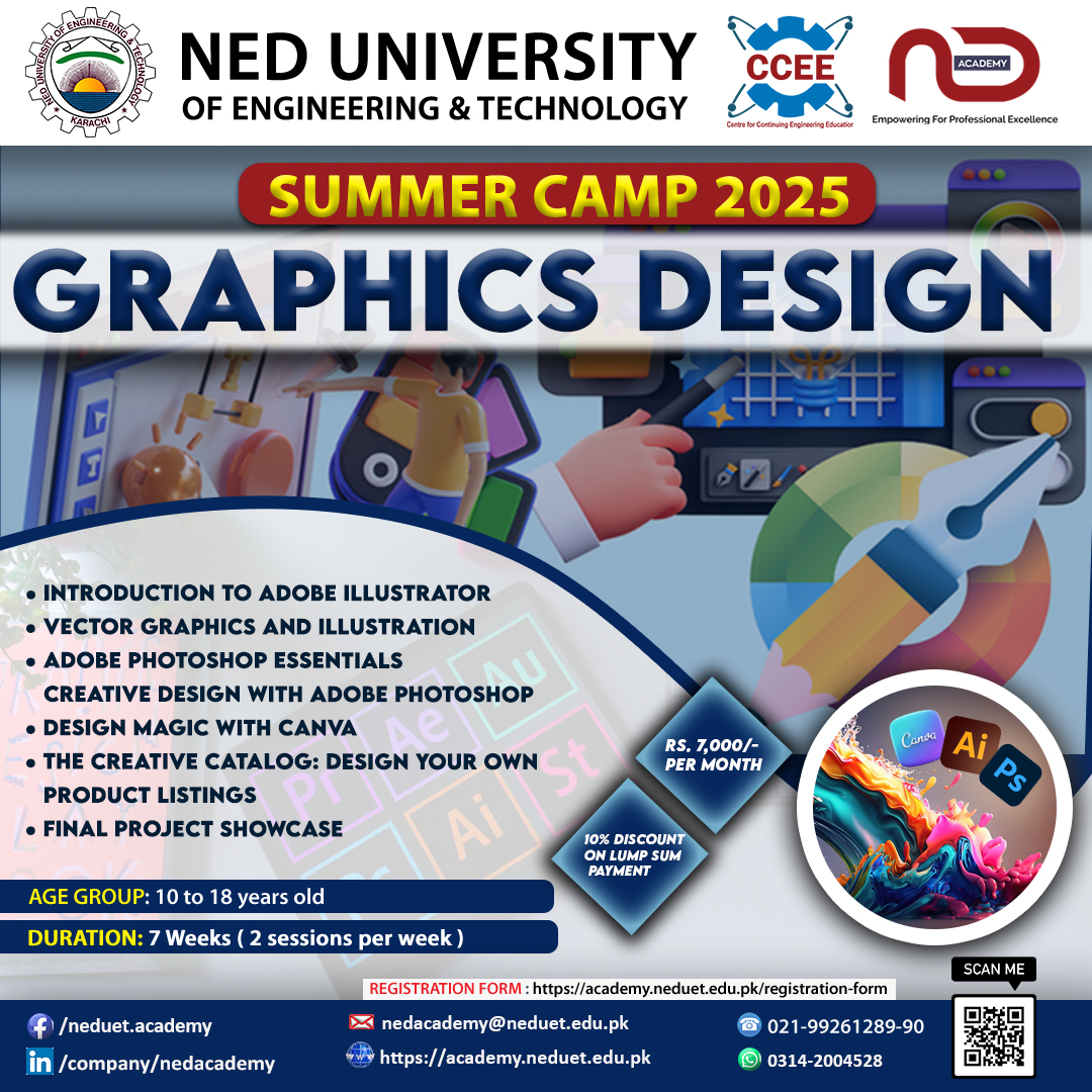 Graphics Design | NED Academy - CCEE | CMPP | PTMC